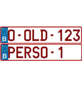 Autoconnect SHOP. License plate
