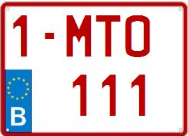 Autoconnect SHOP. License plate